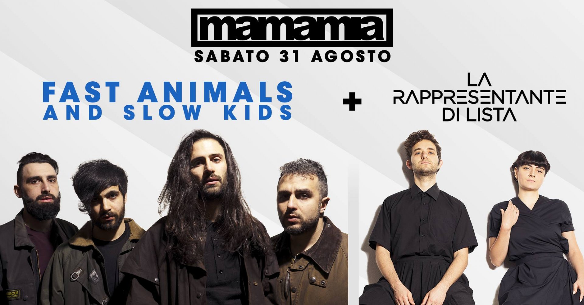 Fast Animals & Slow Kids + La Rappresentante di Lista - Eventi Marche ...